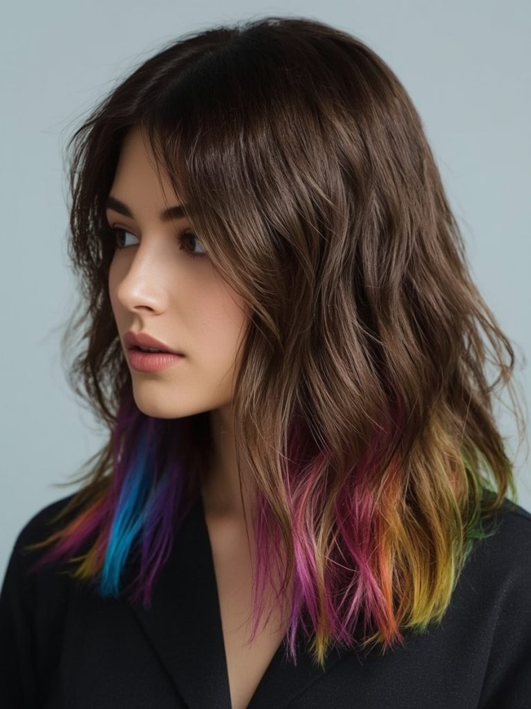 Undercolor Hair: The Ultimate Guide to Peekaboo Colors & Hidden Style ...